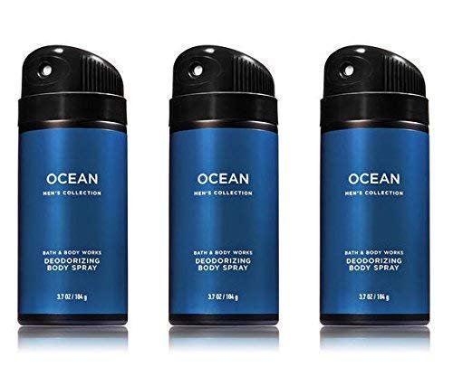 Bath And Body Works Ocean Mens Deodorizing Body Spray 3 7 Oz 3 Pack
